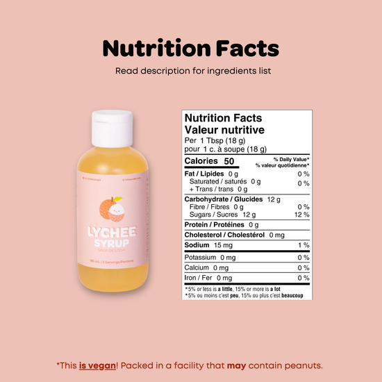 Lychee Fruit Bubble Tea Syrup For DIY Boba At Home | Retea | Toronto ...