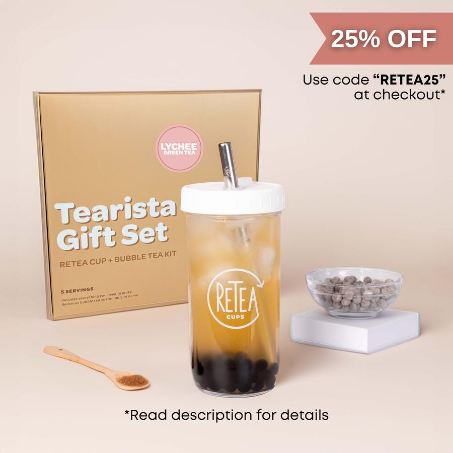 DIY Lychee Bubble Tea Kit with Reusable Cup | Retea | Toronto, Canada